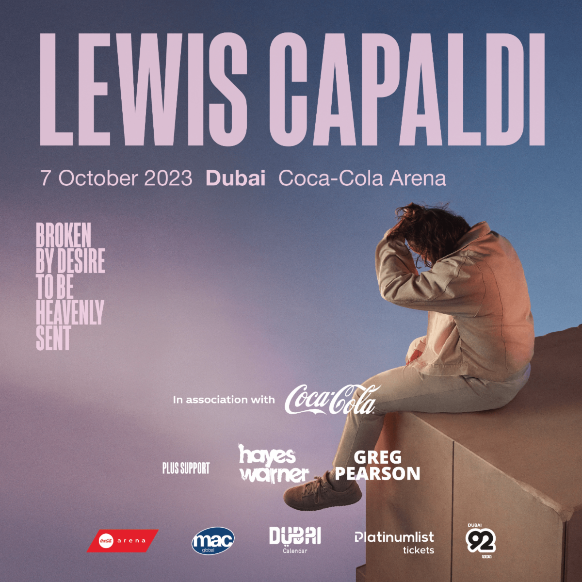 LEWIS CAPALDI in concert for the first time in DUBAI - Khaled Agha